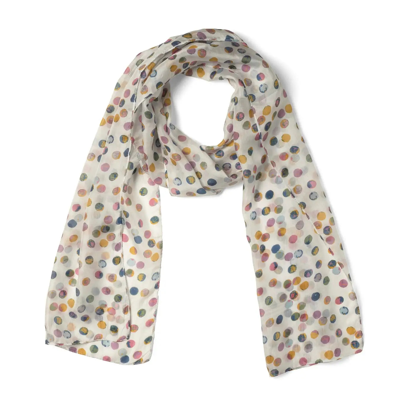 Quintessential Optic Natural Silk Scarf – Susanna